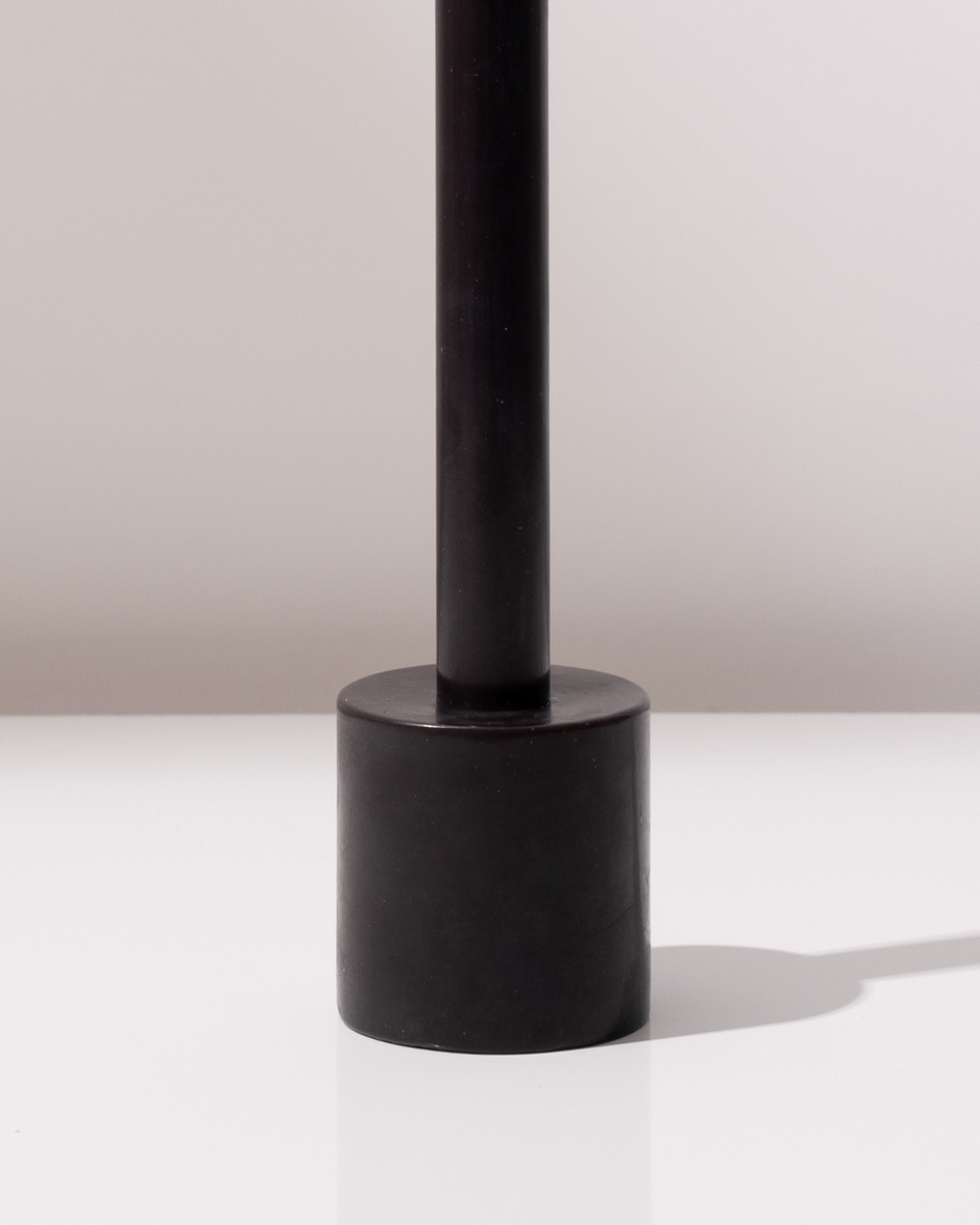 Black Wax Candle Holder – Hall of Flame