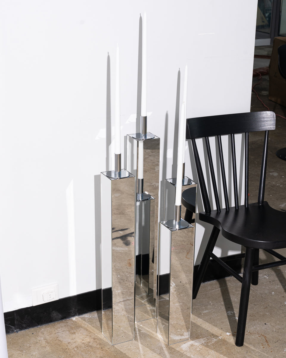 Mirror Plinths by Hall of Flame