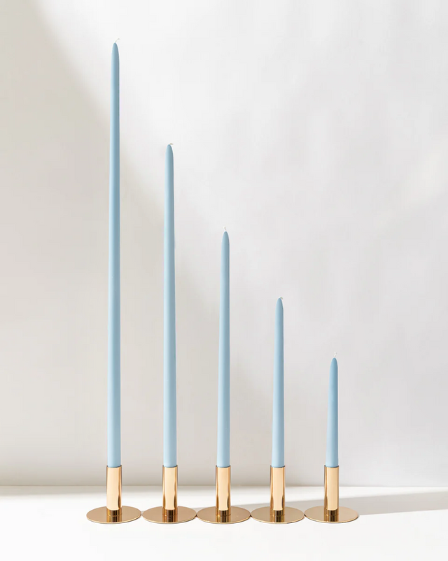 Sky Blue Candle | XXL TAPER CANDLES 30+ Colours by Hall of Flame
