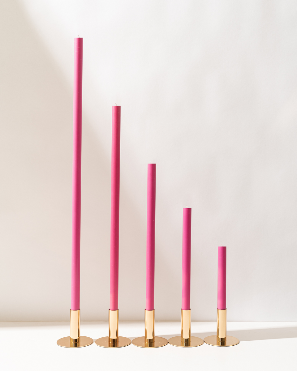 Hot Pink Cathedral Candles XXL | Hall of Flame